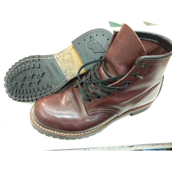 【ハーフソール交換】RedWing(レッドウイング)のBECKMAN(ベックマン)の修理に最適です。ソールだけ減ってしまった場合や、加水分解によるダメージでハーフソールのみの交換も大丈夫です。底縫い付きで大変リーズナブルです。ご注文後にご返...