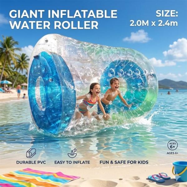 【サイズ】：直径(約)2m×2.4m【重量】：(約)47kg【耐荷重】：(約)180kg【素材】：PVC○使用上の注意事項○※対象年齢6歳以上※空気入れなし※公共の施設では必ず許可を取ってご使用ください。※必ず安全を確認できる場所でご使用く...