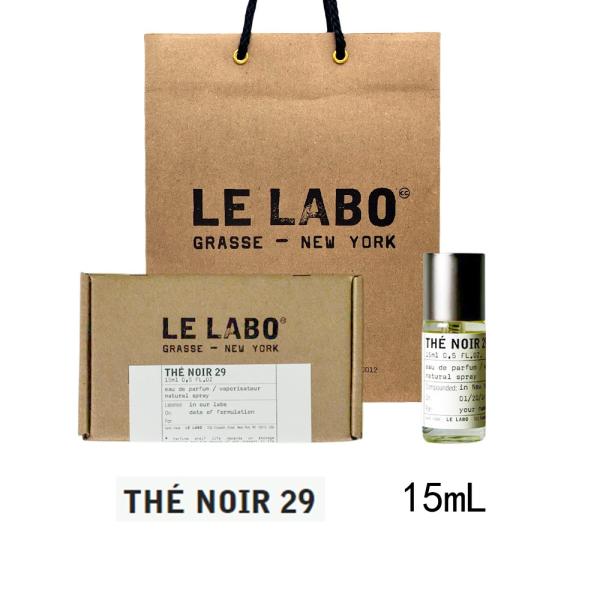 商品情報ブランド名LE LABO ル ラボ商品名THE NOIR テ ノワール 29 容量15mL商品説明気品高きブラックティーの葉と、それにまつわるクラフトへの叙情詩・・・。そんなイメージから生まれたフレグランスです。それは、奥行きを感じ...