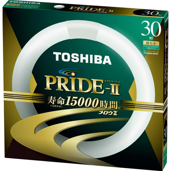 東芝　蛍光ランプ　環形　サ―クライン　即納可能メロウＺ　ＰＲＩＤＥ−II　３波長形蛍光ランプ〇 光源色　　　　　　　：　クリアナチュラルライト　 　　　　　　　　　　　　（３波長形昼白タイプ）〇 口金　　　　　　　　：　G10q〇 質量　　...