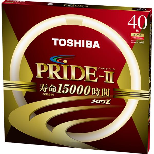 東芝　蛍光ランプ　環形　サ―クライン　即納可能メロウＺ　ＰＲＩＤＥ−II　３波長形蛍光ランプ〇 光源色　　　　　　　：　３波長形電球色〇 口金　　　　　　　　：　G10q〇 質量　　　　　　　　：　275g〇 管径　　　　　　　　：　29m...