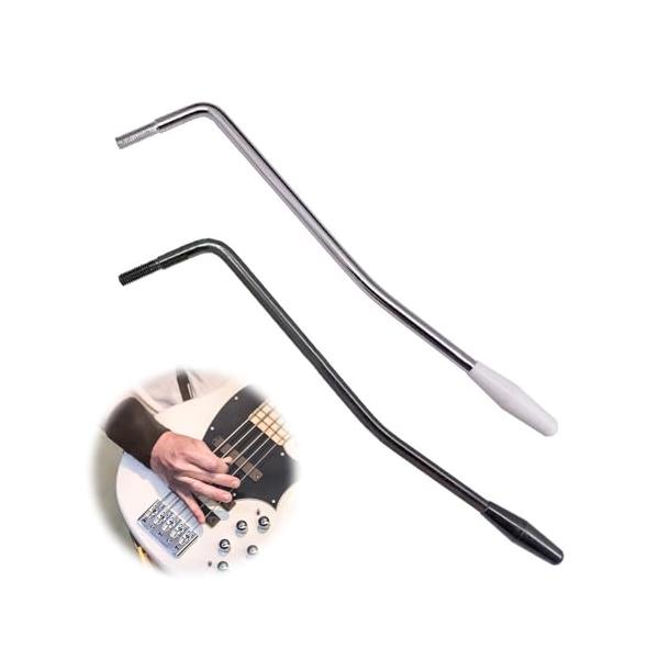 -/-/EsiFare-JT・パッケージ個数:1・規格黒色+銀色、材質はメタル+ゴムです。また、ネジサイズは5mmです。・用途エレキギターのハンドルの主な用途は、弦の張力を変えることで、発声の効果を変え、特殊なエフェクト音を演奏することがで...