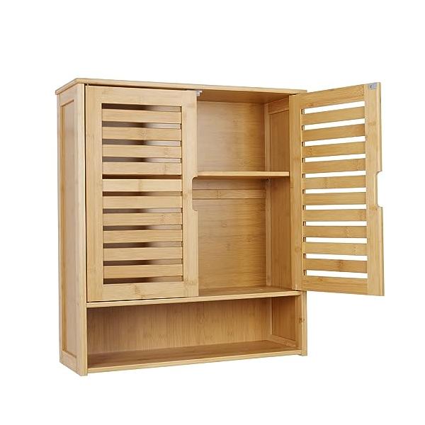 モダンブラウン/59x20.5x66.5cm/JJ-XZ1186-230905-1・パッケージ個数:1・インテリアに馴染みやすい天然竹が採用されていたため、どこに直接置いても違和感がなく、自然に周囲の家具と調和します。木目や節目がはっきり見...