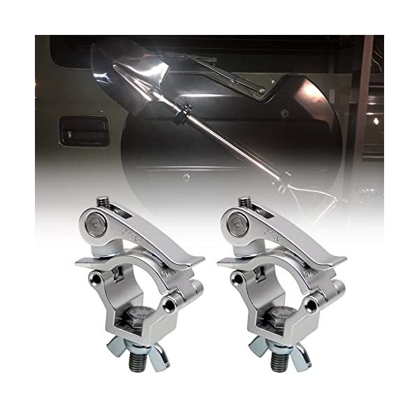 オフロード車に最適 スコップホルダーは、オフロード車の背面にスコップを取り付けるのに最適です。あなたの車をよりオフロード仕様にアップグレードしましょう・簡単取り付け スコップホルダーは、取り付けが簡単で、専用取付ボルトとワッシャー等が付属し...