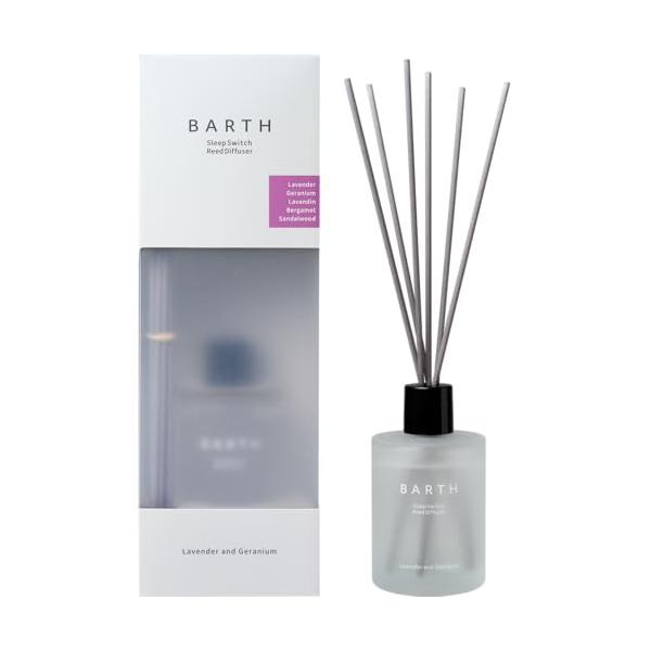 グレー/100ml/1003045A1530・ScentName:ラベンダー＆ゼラニウム・心地よい睡眠空間をつくるアロマSleepSwitch*と、天然精油をBARTHオリジナルのバランスでブレンドしたリードディフューザー・やさしくおだやか...