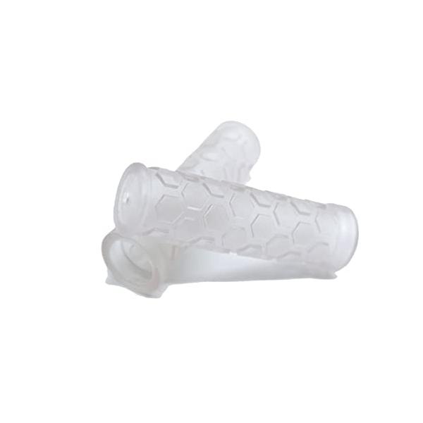 クリア/ハンドル径22.2mm適合/-・Color:クリア・ユニークでインパクトのある六角ブロックパターン・高品質ゴムを使用した快適で滑りにくい自転車用ハンドルグリップです。一般的な自転車、BMXやマウンテンバイクのハンドル径 22.2mm...