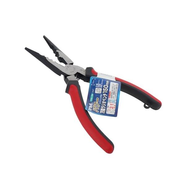 簡易包装レッド/150mm/TPR-150・Style:簡易包装・パッケージ個数:1・サイズ:150mm・材質:クロームバナジウム鋼・切断能力:鉄線1.6mm・仕様:スプリング付