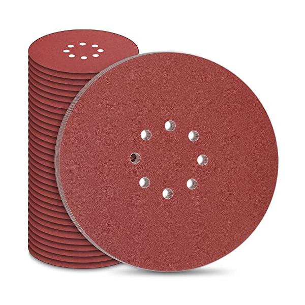 225MM 赤い30枚セット赤だ/直径225mm/-・PatternName:225MM 赤い30枚セット・パッケージ個数:1・?効率的な長持ちするサンディングディスク:特殊熱処理高品質アルミナは、優れた研磨鋭さと耐摩耗性、耐久性とDnti...