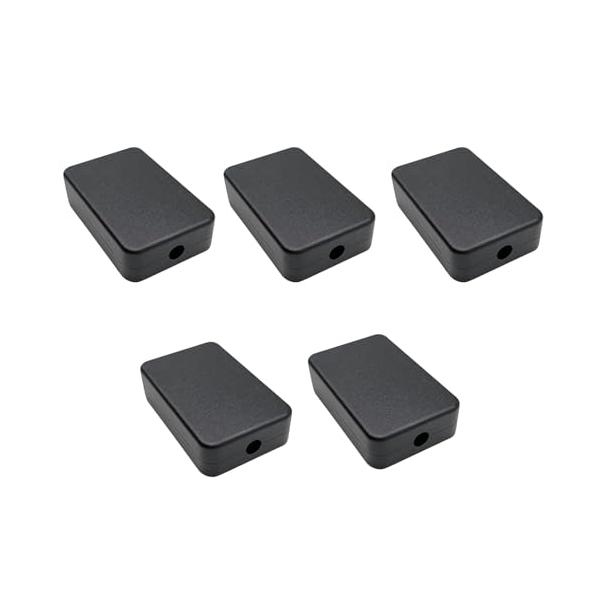 コンパクトブラック/-/TVETE-01・プロジェクトケース/電子ボックスとして最適多孔質シェル構造の防水電子ボックス（55x35x15mm）。電子機器・計器・センサー・通信機器の回路基板保護に特化した設計・高品質プラスチック製ジャンクショ...