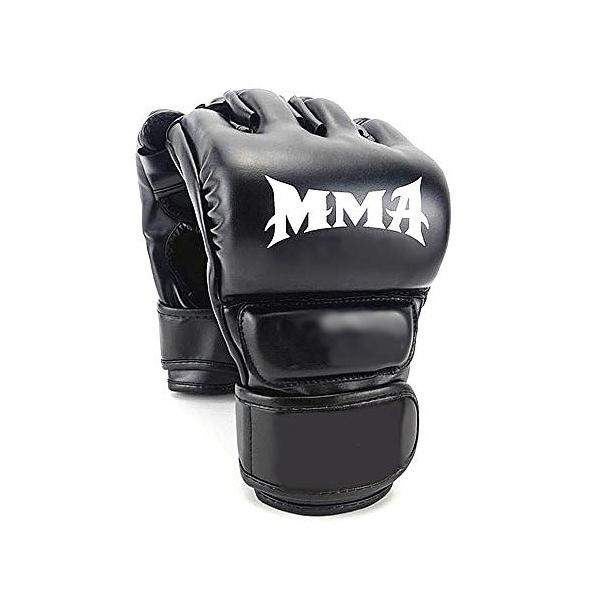 ブラック/MMA/-・Size:MMAColor:ブラック・?総合格闘技、ボクシング、空手、テコンドー、キックボクシング、ムエタイなど格闘技練習用パンチンググローブです。・?拳部分は超高密度耐衝撃性パッドを採用して、衝撃を和らげ衝撃から拳を...