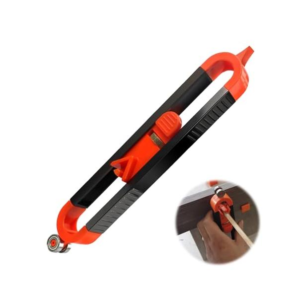 オレンジ/-/-・パッケージ個数:1・商品仕様セット内容：木工型取りゲージ1本入り；サイズ：画像に映るように。・多機能デザインこのスクライビング定規は、さまざまな不規則な輪郭を測定し、再現できる革新的なデザインを備えています。曲線、半径、エ...