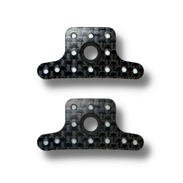 アンカー用加工済 2枚-/ワンサイズ/-・Style:アンカー用加工済 2枚・アンカー製作用加工済カーボンプレート（２枚）・可動部分のキノコスタビヘッドを載せるためのポケット穴を開口・当製品は株タミヤが製造しているものではありません。試作や...