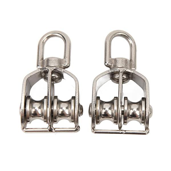 -/-/JGGLDagc1xkydof・パッケージ個数:1・労力を節約するサスペンション：2個のM15ダブルプーリーブロックを受け取ります。重い荷物を吊るして負荷を減らし、労力を節約するのに最適です。・回転可能なデザイン: ブロック ホイー...