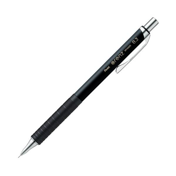ブラック/0.2mm/XPP1002G2-A・Color:ブラックSize:0.2mmPatternName:本体・パッケージ個数:1・特長ローレット部分がリニューアル 折れないシャープペンシルオレンズ・芯径0.2・本体色ブラック・1本あた...