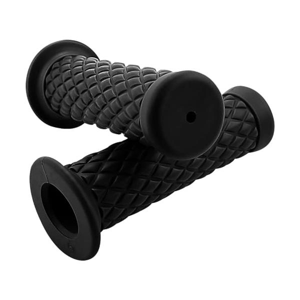 アメリカンブラック/25.4mmハンドル用/-・Color:ブラック・1インチ のバイクグリップ 25.4mmです。滑り止めで柔らかいTPU素材を使用し、運転中も非常に安定感があり快適です。・25mm/28mm のハンドルバーを持つバイクに...