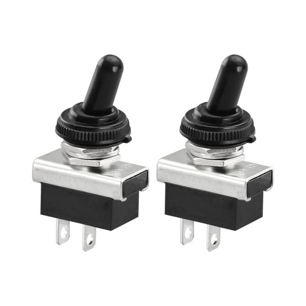 ブラック/-/KN3D-101・パッケージ個数:1・入力：12VDC 25A・取付穴サイズ：12.2mm・SPST  オン/オフON-OFF・全体のサイズ（約）：29 x 15 x 61mm・3ピン端子幅：1/4 （6.3mm）