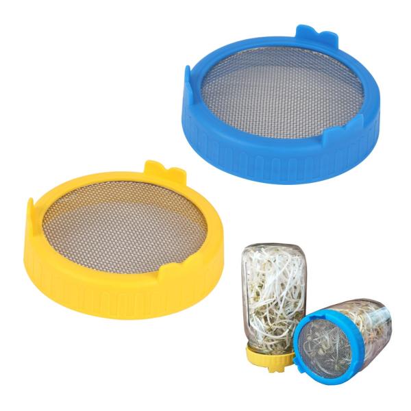 -/-/ADOFUN・精密で良質な製品：ネジがはっきりしていて、力を受けて均一で滑りにくく、網の穴が均一で、網の表面が平らで、細工が細かくてバリがなく、使用時に安全がある。・製品の内容：直径：86 mm、色：青、黄色、数量：2つ、交換して使...