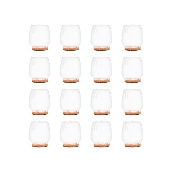 クリア/SS/OM-CFTR-14・Size:SS・パッケージ個数:1・? 床や家具を傷から守る フローリングや畳、大切な家具を傷つけずにしっかり保護。シリコン製のカバーが脚にフィットし、底面のフェルト素材が摩擦を軽減して傷や削れを防ぎます...