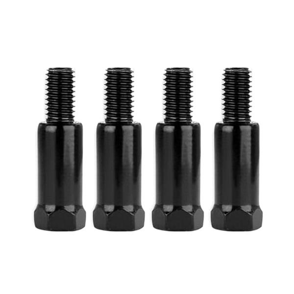 -/M8/-・仕様バイクミラーアダプター 4個入り。M8インナー正ネジとアウター正ネジ×2個、M8インナー正ネジとアウター逆ネジ×2個。 寸法約ピッチ1.25×長さ41mm、色：黒。・幅広い用途このバイクミラー延長アダプターは、バックミラー...