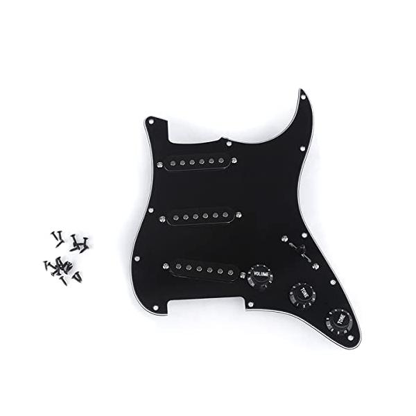 ブラック/ワンサイズ/MX1318BK・パッケージ個数:1・Squier Strat SSSや他の似ているスタイルなimportギターに適用 またほとんどのアメリカ/メキシコ製現代的な標準Strat SSSスタイルなエレキギターにも適合・ア...
