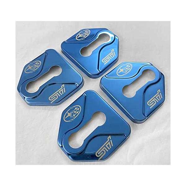 ブルー-STI/-/-・Color:ブルー-STI・厚くする鏡面ステンレス鋼素材で作られ。・耐久性、耐食性、変形や変色がなく、長期間元の状態を維持できます。・見た目ぱっちり、簡単なインストール、付属両面テープ（車用3Mテープ）