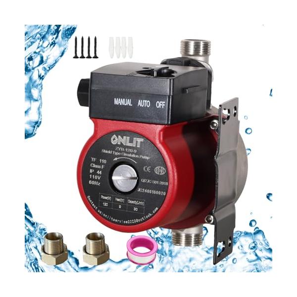 全自動ブースターポンプ・Wattage:150 ワット・錆びにくいOnlitの全自動ブースターポンプは、継手が全鋼製であり、鉄製の継手より錆びに強くて、より長い時間利用できます。・内蔵感知スイッチこの自動ブースターポンプには水道水の蛇口のオ...