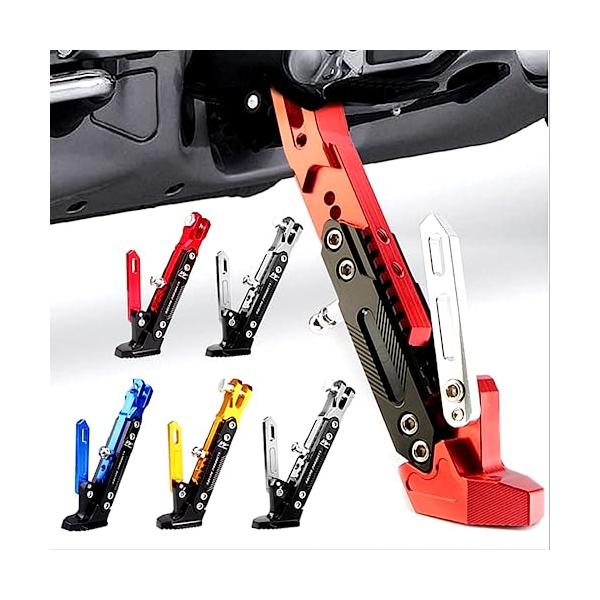 赤23cm/23ｃｍ/-・Color:赤23cm・パッケージ個数:1・?鮮やかなカラーリングが目を惹く、バイク、オートバイ、モーターサイクル用のサイドスタンド、メンテナンススタンド、キックスタンド、交換する事でスタイリッシュなセンスが光りま...