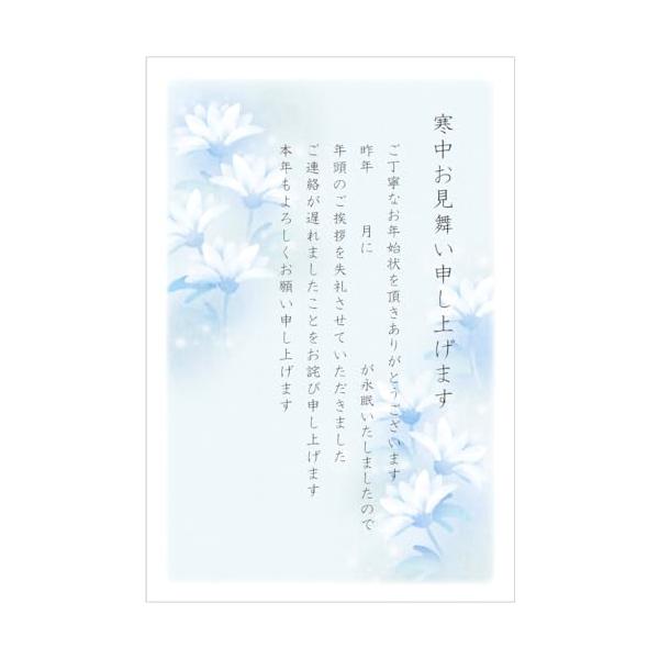 私製はがき（切手なし）私製はがき（切手なし）/100mm×148mm/-・Style:私製はがき（切手なし）・寒中見舞い（喪中）／1セット10枚入り・故人の情報を手書きするタイプ・インクジェット対応私製はがき（切手なし）・色味は画面と印刷で...