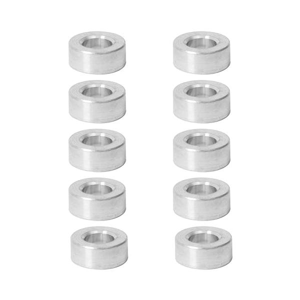 -/12 ミリメートル/LLL-237-M6.2x12x5・サイズアルミスペーサー: M6 内径6.2mm×外径12mm×長さ5mm・パッケージ内容 アルミスペーサー x 10素材：良い品質のアルミニウム合金製で・用途電子機器、自動車、建設...