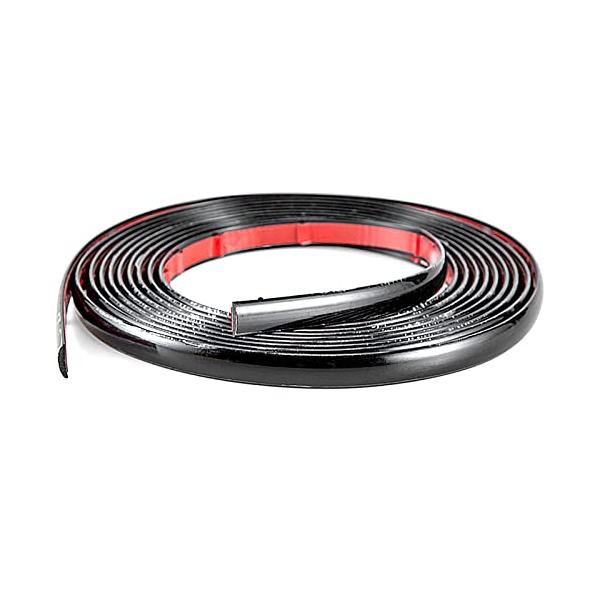 黒 12mm 5m/幅12mm/-・Color:黒 12mm 5m・?カラー黒 ブラック 光沢有り材質PVC＆PET高温複合材 サイズ幅 12mm 長さ 5m・?ボディー全体、グリル等を高級感のあるモールで簡単にドレスアップできます。派手過...