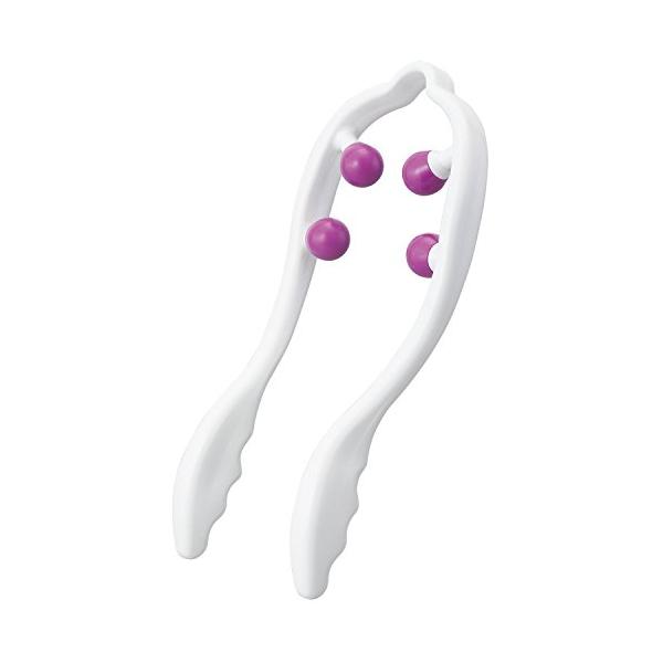 ホワイト/1個 x 1/-・パッケージ個数:1・効果的に配置された4つのボールがコリのポイントを4点同時にキャッチ。・指圧マッサージのような心地いい満足感が得られます。・持ち手の左右を持ち替えることで、首筋にあたるボールの角度が変化。・コリ...