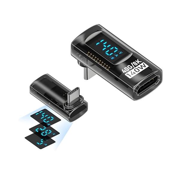 -/-/半透明の灰色2個・Model:半透明の灰色2個・パッケージ個数:1・高速充電: PD 140W対応で急速充電が可能、Type-C機器を素早く効率的に充電できます・データ転送: USB4規格に対応し、最大40Gbpsの超高速データ転送...