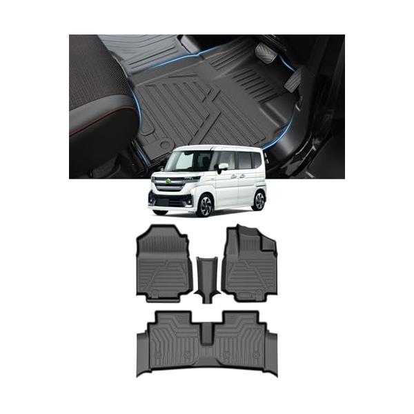ブラック/スペーシア MK54S MK94S/-・Size:スペーシア MK54S MK94SColor:ブラック・1.適合車種スズキ 新型スペーシア スペーシアカスタム MK54S MK94S 年式：2023年11月?現行。 年式・グレー...