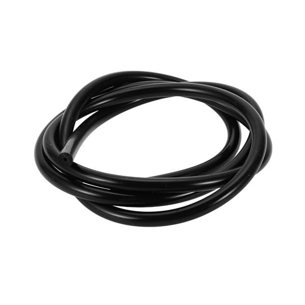 黒い/2mm/-・Size:2mm・パッケージ個数:1・車両適合性: ほとんどの車両、トラック、船舶、航空機、水中エンジンルームに適合・素材: 高温強化シリコン製のシリコンバキュームホースは、刺激臭がなく、高耐熱性で変形しにくいシリコンチュ...