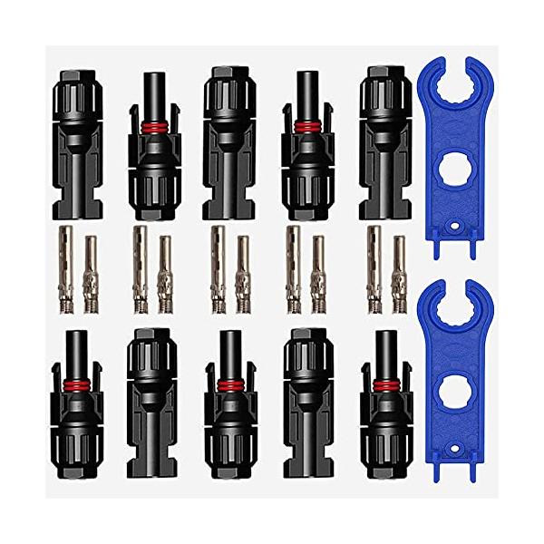 5組 セット MC4/-/T453・パッケージ個数:1・ 安定なシステム: 安定な自動ロックシステムが搭載し、ロックして開くことが容易です・ 耐久性あり: 密封防水及び防塵設計で紫外線にも強い素材で劣化防止なので、コネクターは過酷な環境で使...