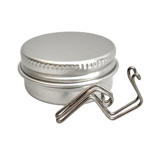 シルバー/-/Driclip・MaterialType:チタン（イーグルプロダクツ0.7?専用）・パッケージ個数:1・?わずか1g、2.5cm × 3.3cm と超軽量&amp;コンパクト・?紛失防止・スタッキングをし易いように、ケトルの蓋...