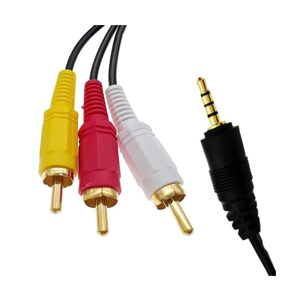 -/2.7 M/-・Size:2.7 M・ 3.5mm AUX?3 RCAステレオオーディオケーブルを使用すると、スマートフォン（iPhoneを除く）、MP3プレーヤー（iPod）、タブレットなどの家庭用オーディオシステムとポータブルオーデ...