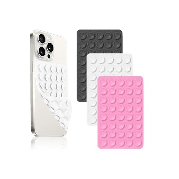 リムーバブルポータブル：両面吸盤はいつでも取り外して使用でき、何度も繰り返すことができ、このリムーバブルブラケットを使用するとデバイス間の切り替えやインストールが簡単にでき、適性と利便性を重視するコンテンツクリエイターに最適です。・強力で信...