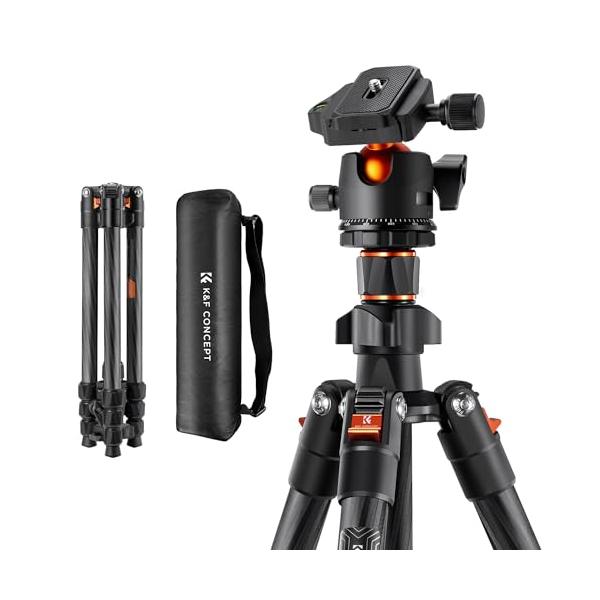 ブラック/K254C2+BH-36L/-・Size:K254C2+BH-36L・パッケージ個数:1・カーボン・軽量三脚本製品はカーボンファイバー製を採用しており、重さはわずか1.1kgで、アルミ三脚に比べて20?30％軽量です。丈夫で長寿命...