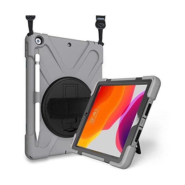 グレー/iPad 10.2” 7th 2019/PC-08362091・Color:グレー・パッケージ個数:1・対応機種：iPad 10.2 第9世代 2021 A2604 A2605 A2603 A2602/ 第8世代 2020 A227...