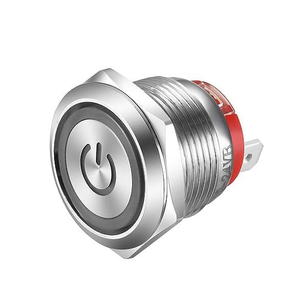 E1242A LED セルフロック/-/-・Color:E1242A LED セルフロック・ラッチスイッチ: 押すとオンになります。 もう一度押すとオフになります。・ステンレスシェル素材、100%新品、高品質、防水設計で、濡れた環境やほこり...