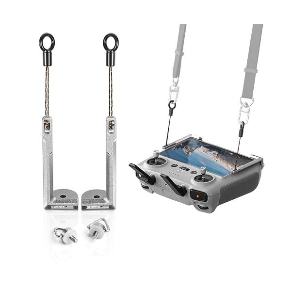 灰色/-/LVJP-1138511-FBM・パッケージ個数:1・適用機種：DJI対応RC 2/RC/RC PROリモコン専用に設計されたストラップアクセサリー。Mini 4 Pro/Air 3/Mini 3およびその他のドローンと互換性があ...