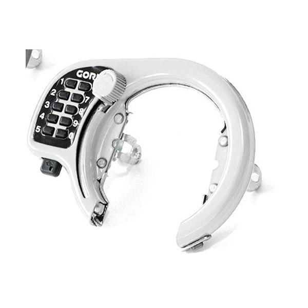 ホワイト/-/GR500-WH・パッケージ個数:1・暗証番号を押して開錠するボタン式ロックです・φ13用取付金具付属・商品の取り付けに関する簡単な説明書は付属しますが、自転車に対する構造等、専門的な知識等が必要です。・取付けられない自転車（...