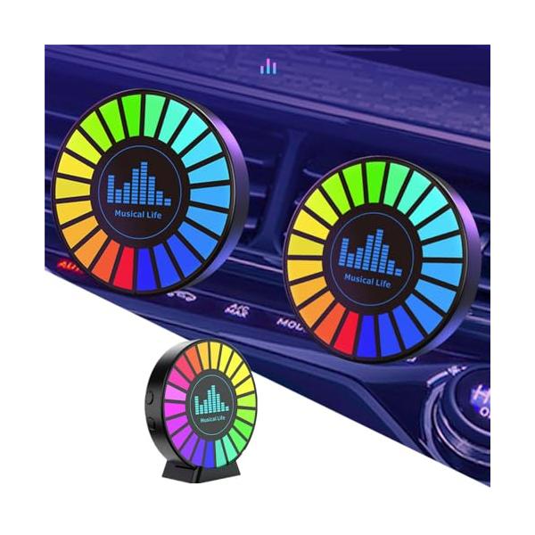 ブラック20N1個/-/-・Color:ブラック20N1個・?音楽に合わせて変化車用ベルトライトにはスマートチップが内蔵されており、音声応答モードを設定すると音を敏感に感知し、リズミカルに点滅したり、色が変化したりして反応します。LEDミュ...