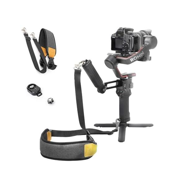 DJI RS 3/RS 4/RS4 PROデザインDJI RS 3/RS 4/RS4 PROに適用しています。DJI RS3 mini/RS 2/RSC 2には適しません。DJI RS 3/RS 4/RS4 PRO用　ショルダーストラップ*...