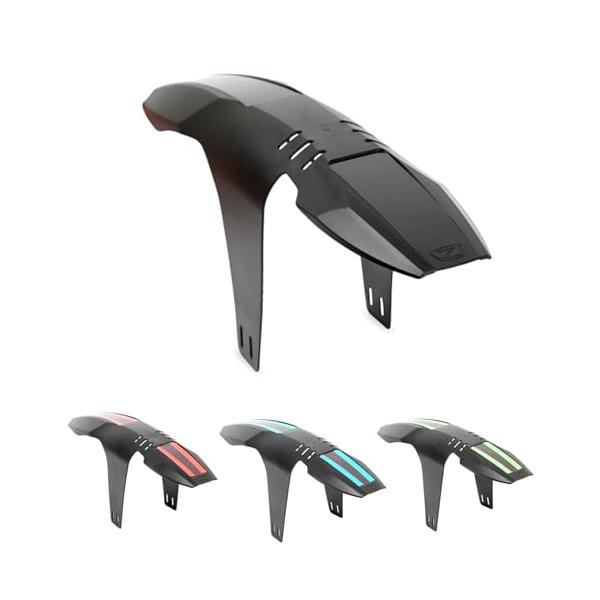 フロントフェンダーブラック/10 x 20 x 40 cm; 80 g/FM20・パッケージ個数:1・色:ブラック・対応ホイールサイズ:26、27.5、29・ステッカー3種類付属・重量:110g・フロントサスペンション装着車に取り付け可能な...