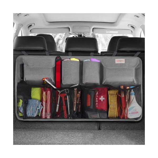 ケースグレー/L-90x46cm/SNW-GRAY03・Size:L-90x46cmColor:グレー・パッケージ個数:1・??トランクを整理整頓・省スペース設計車の後部座席に取り付けるだけ散らかりがちな車のトランク内をすっきり整理整頓でき...