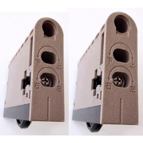 YKK-AP用ラフォレスタブロンズ、黒/54ｍｍ/HHK35794・パッケージ個数:1・YKK-AP室内引戸用 戸車 Vレール用 滑車 販売期間：1996年〜2013年6月 2個セット・数量：2個セット・インテリア建具 ラフォレスタ・ラフォ...