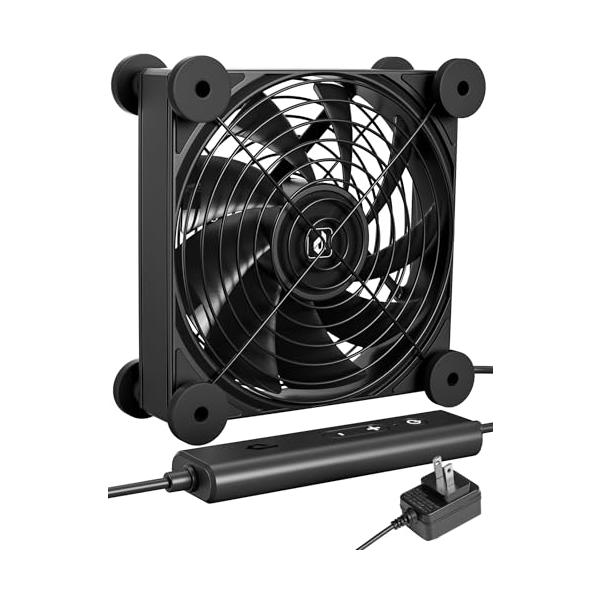 NumberOfItems:1・AC電源扇風機風量調整このDC12V軸流ファンには、ACアダプタとコントローラーが付属しており、プラグをコンセントに差し込んだ後、コントローラを調整することで風量を調整でき、ミニファンの風量は5段階で調節が可...