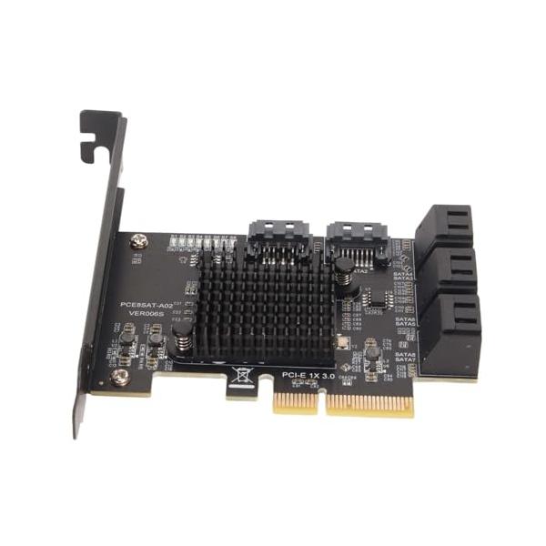 1. 8 インターフェイス: カードには 8 つの インターフェイスが装備されており、このカードをマザーボードの PCIE スロットに差し込み、最大 8 台の インターフェイス SSD またはメカニカル ハード ドライブを データ ケーブル...